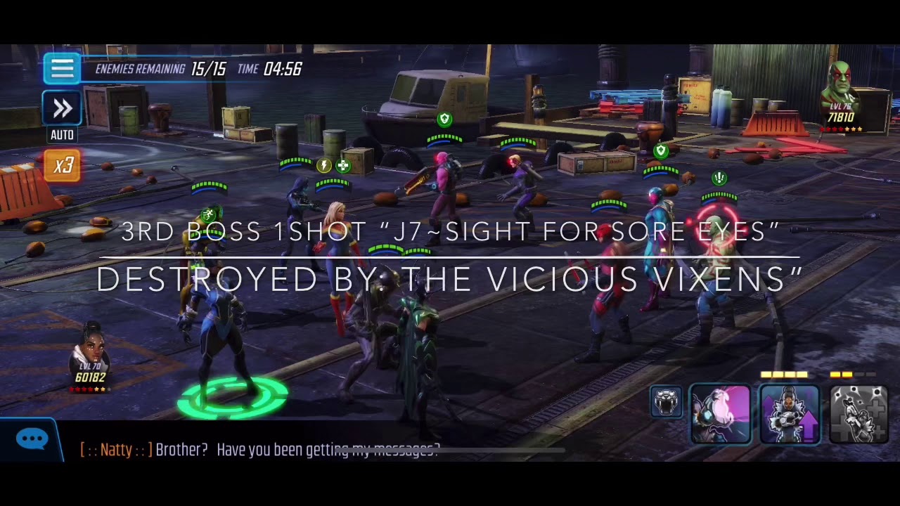 MSF~U7 Difficulty 1 3rd Boss 1Shot “J7-Sight for Sore Eyes” - YouTube