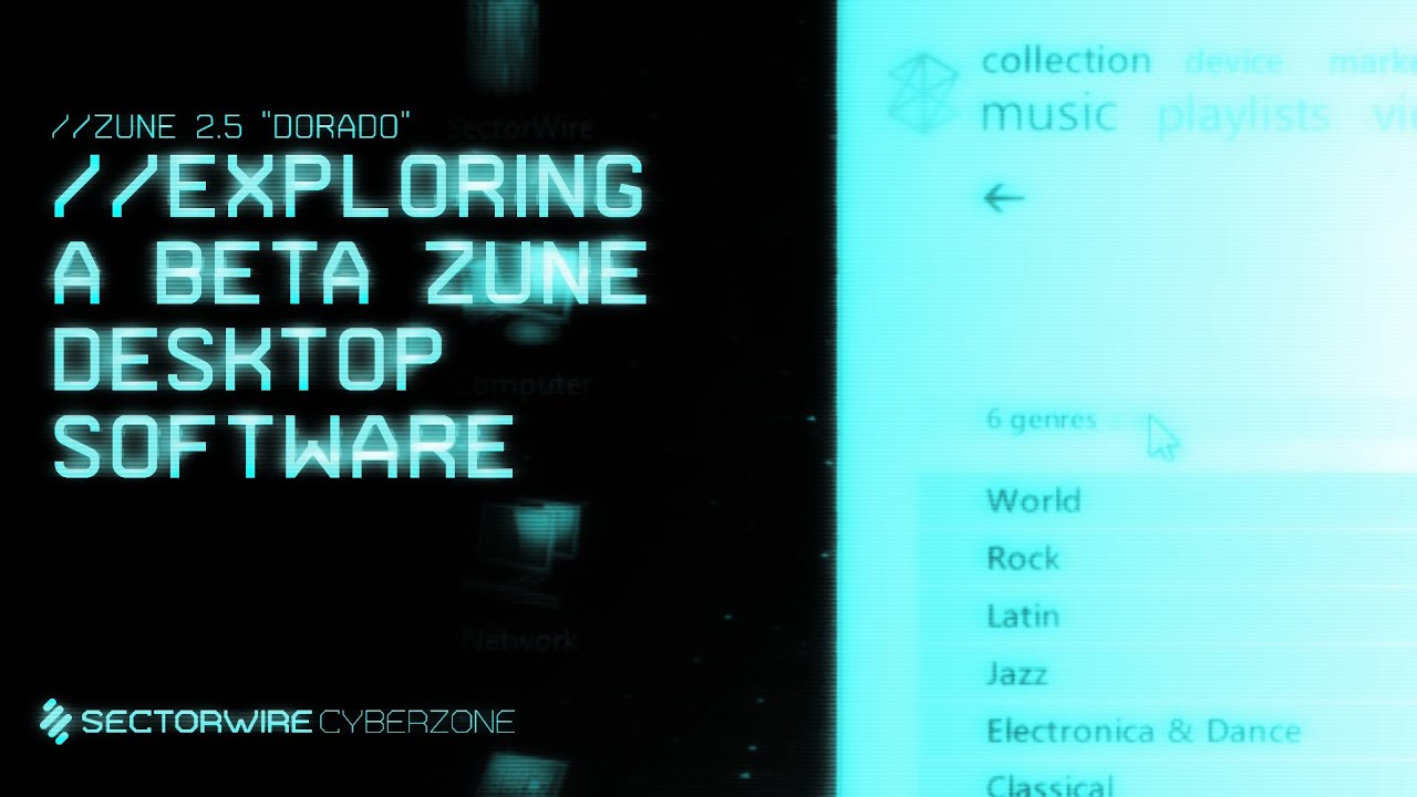 A beta version of the Zune 2.5 desktop software | SECTORWIRE CYBERZONE ...