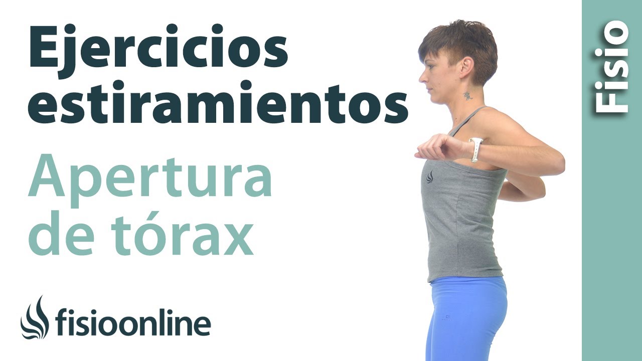 Ejercicio para liberar y estirar tu zona torácica o tórax - YouTube