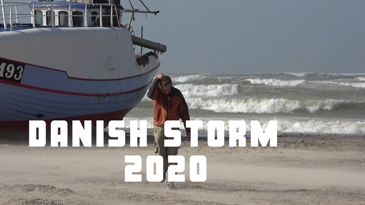 Danish storm 2020 | bad weather | ♡PhilDan Nature - YouTube