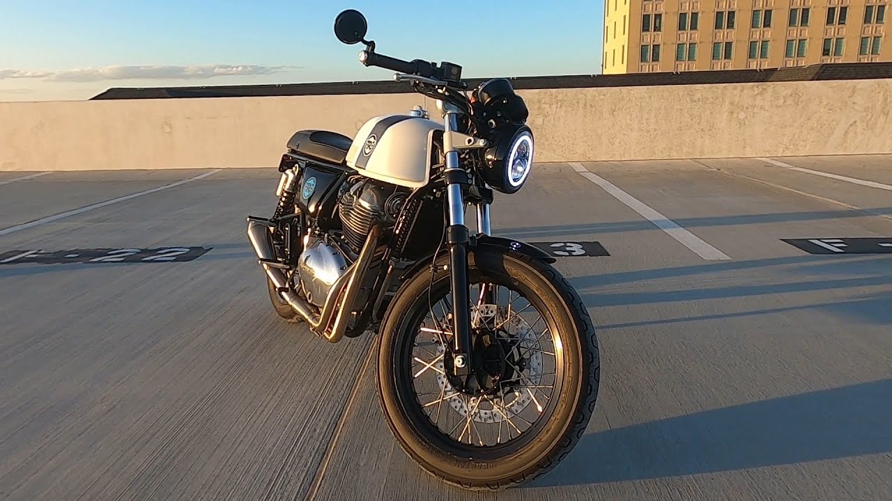ROYAL ENFIELD GT650 SUNSET RIDE - YouTube