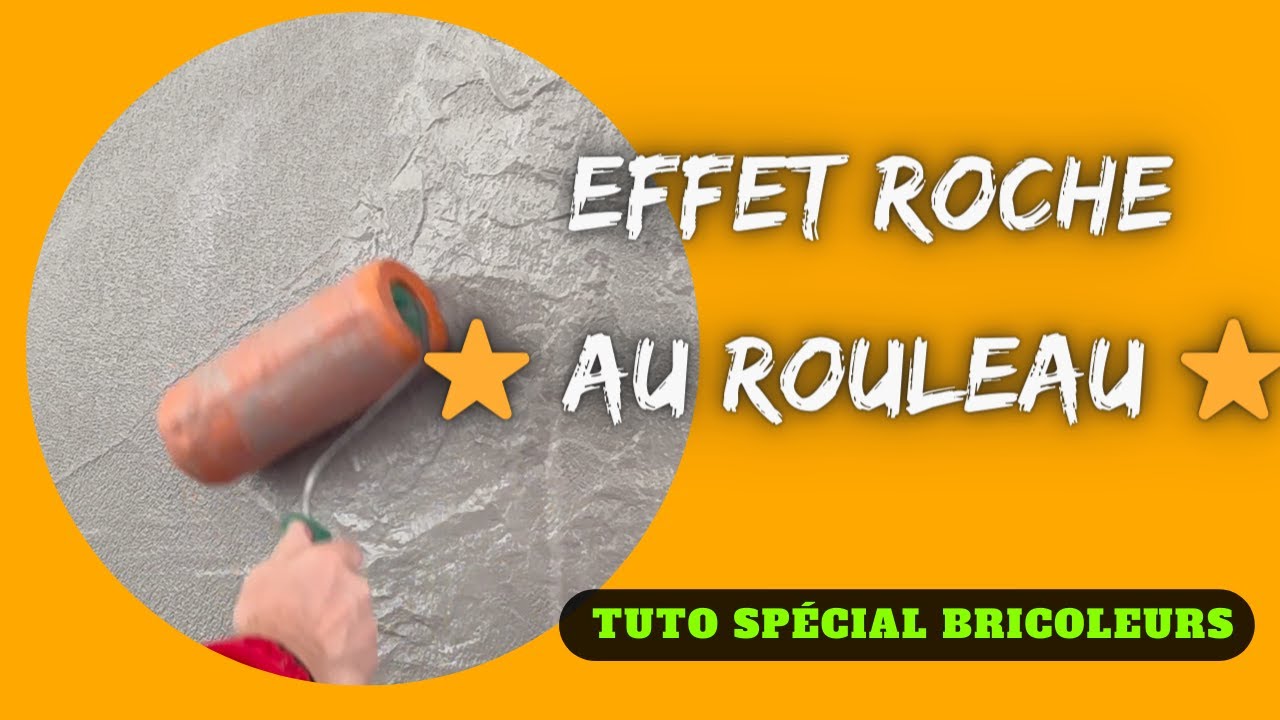 Enduit Au Rouleau effet parement de roche sur ITE - YouTube