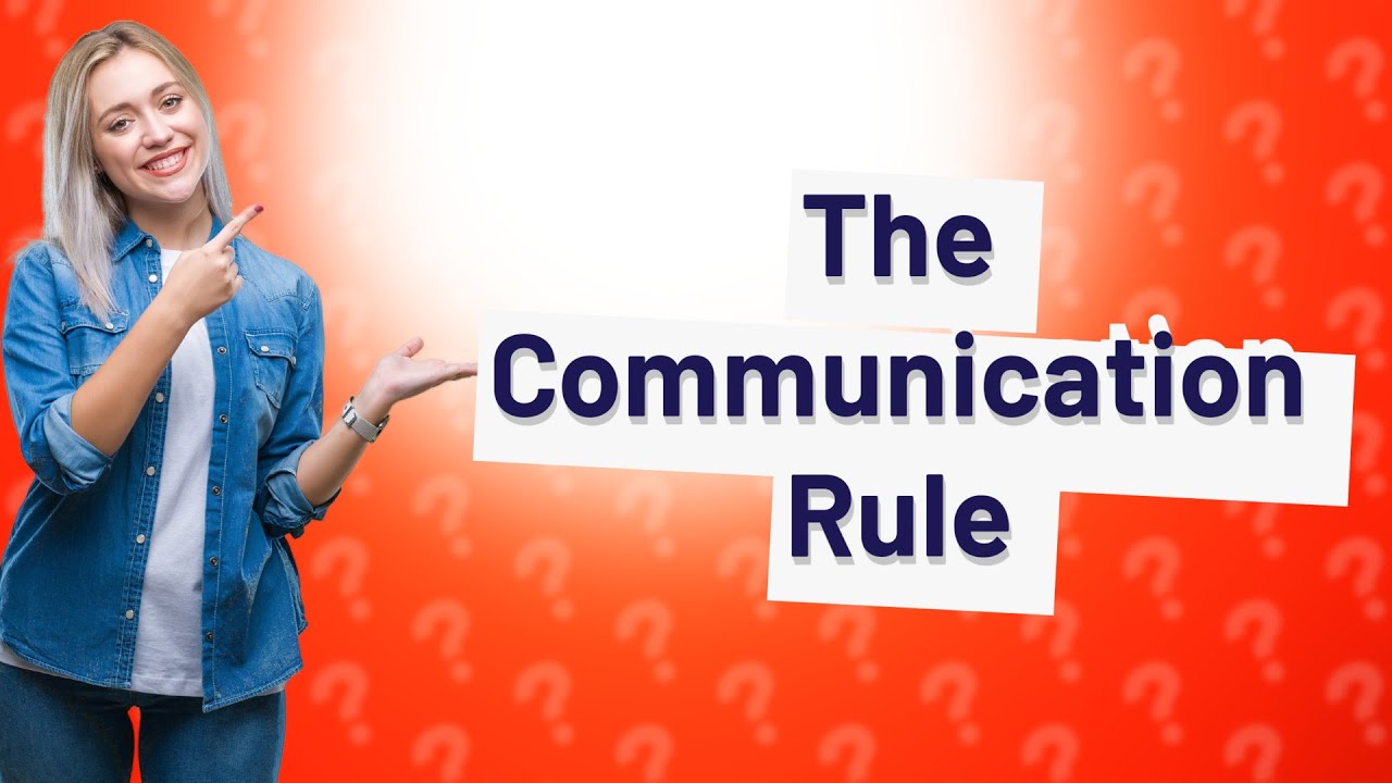 What is the 7 35 55 rule? - YouTube