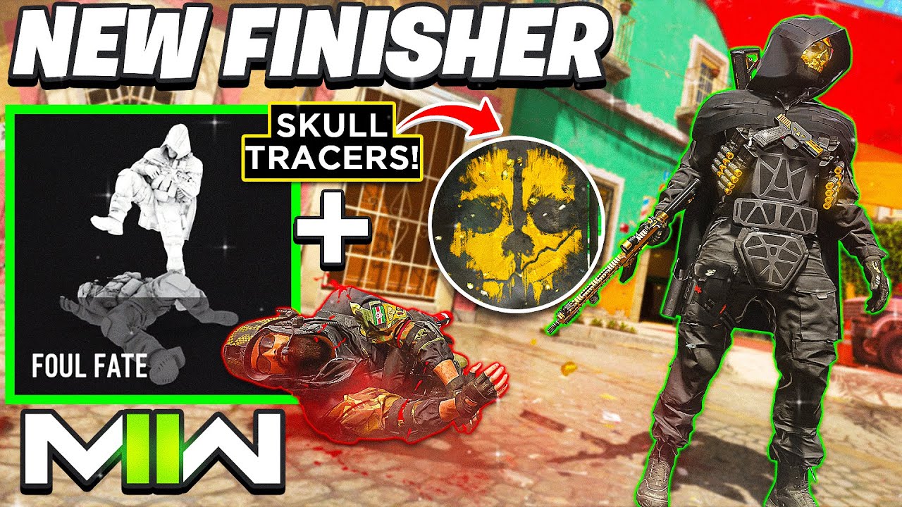 NEW Foul Fate Finishing Move in Modern Warfare 2 | TRACER PACK Bone ...