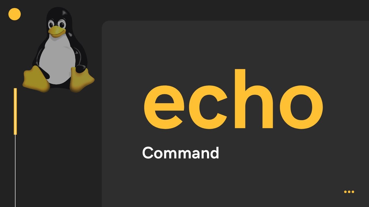 Linux Echo Command Youtube