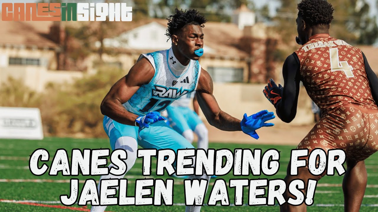 Top DB Recruit Jaelen Waters trending to Miami! Talking with his 7v7 ...