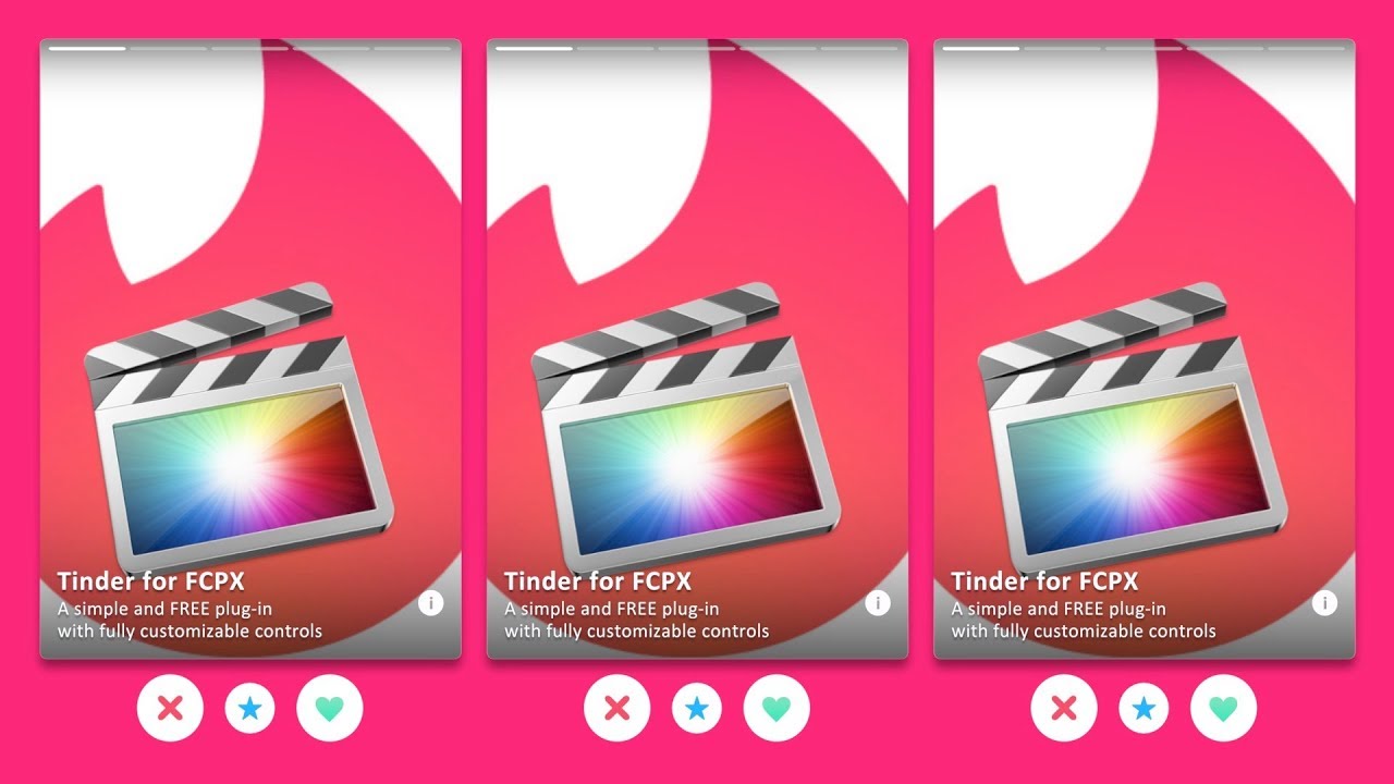 Tinder for FCPX - Free FCPX plug-in - YouTube