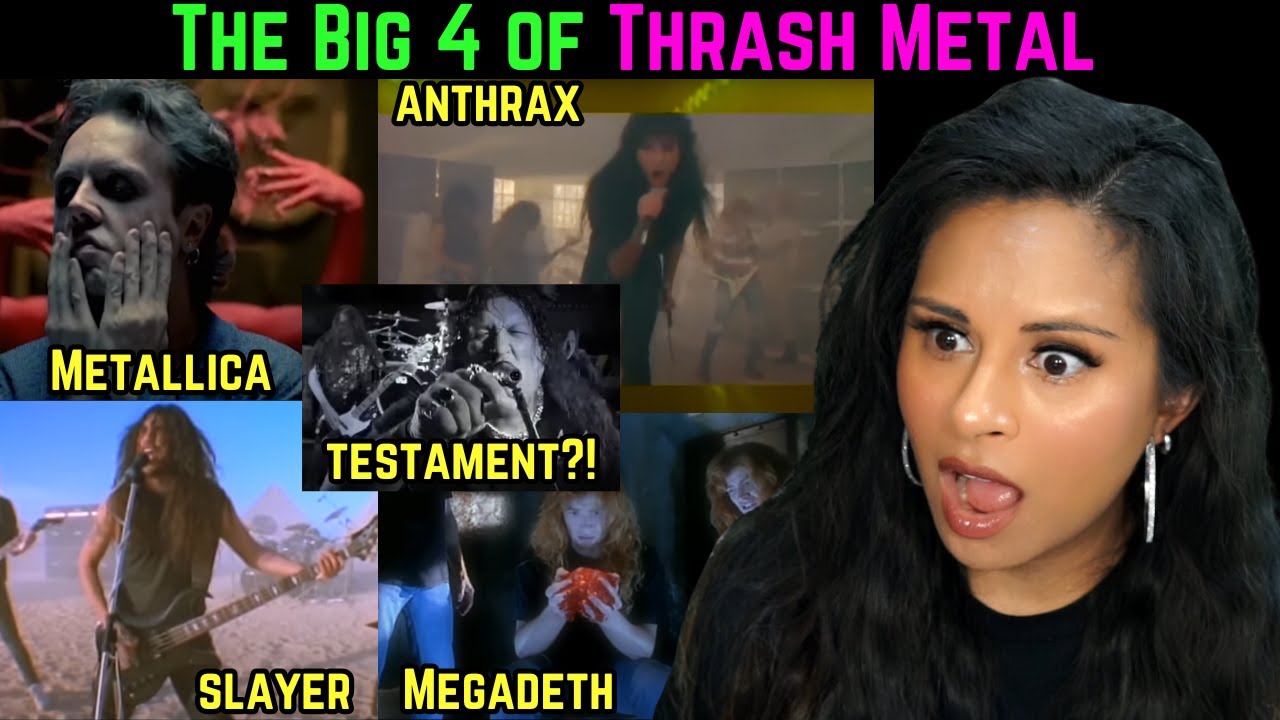 THE BIG 4 OF THRASH METAL (Metallica, Slayer, Megadeth, Anthrax ...