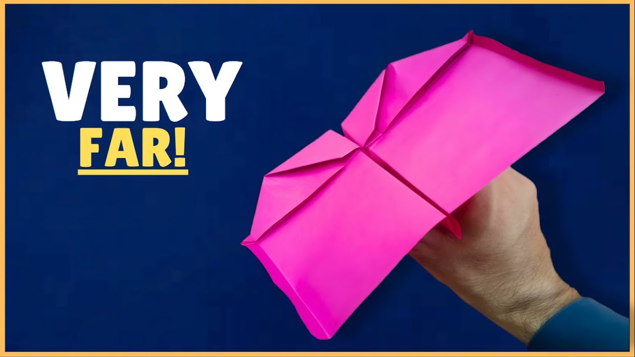 How to Make a Paper Plane That Flies Forever - BEST PAPER PLANE ...