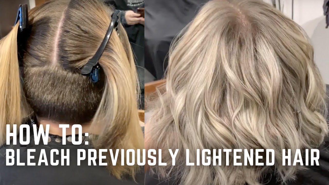 Highlighting previously bleached hair - highlight and lowlight tutorial ...