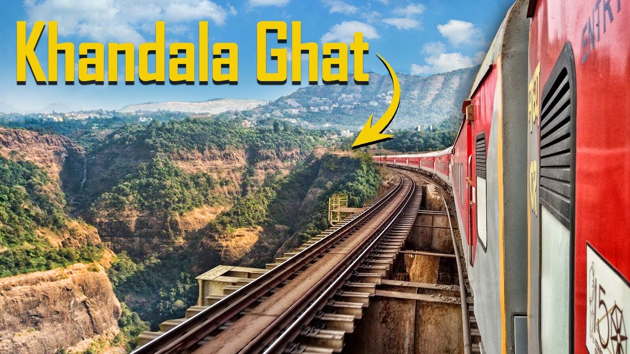 Journey to Most 😲 Beautiful Khandala Bhor Ghat Train Route | Lonavala ...