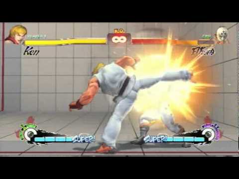 Super Street Fighter IV Ken Ultra Shinryuken - YouTube