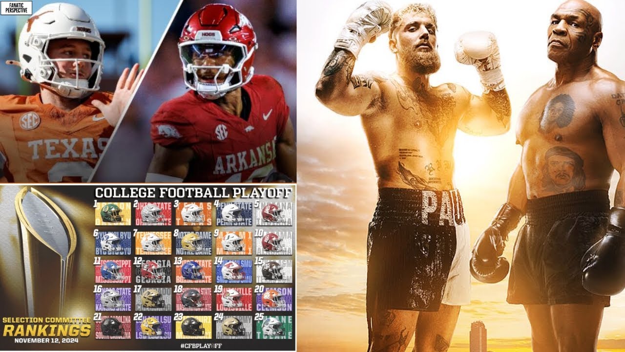 Friday Night LIVE! Texas vs Arkansas, Paul vs Tyson, CFB Playoff ...