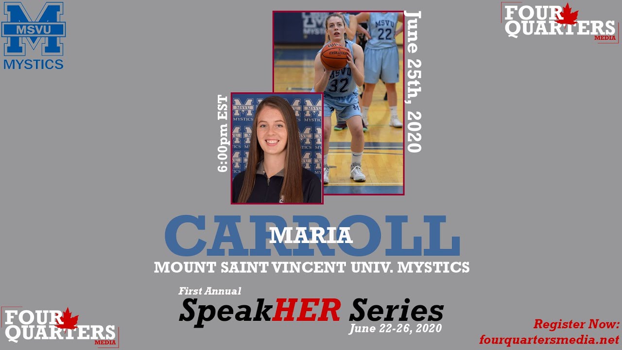MSVU Mystics Women's Basketball Assistant Coach Maria Carroll ...