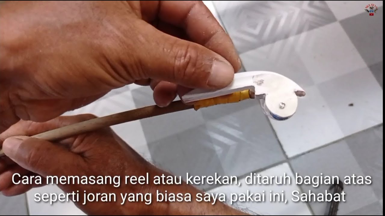 Cuma dengan pipa Paralon 3/4 inc,sangat mudah membuat kerekan/reel ...