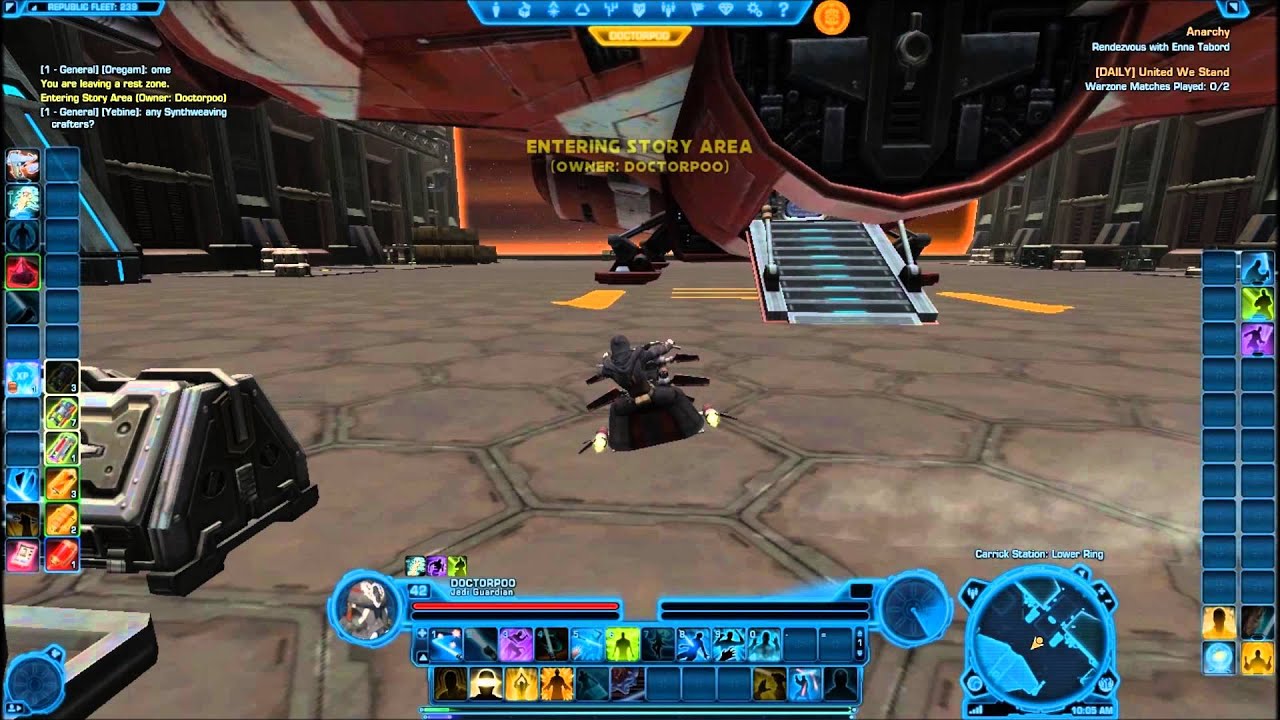 Swtor , Jedi Guardian (Jedi Knight advanced class) Companions and Ship ...