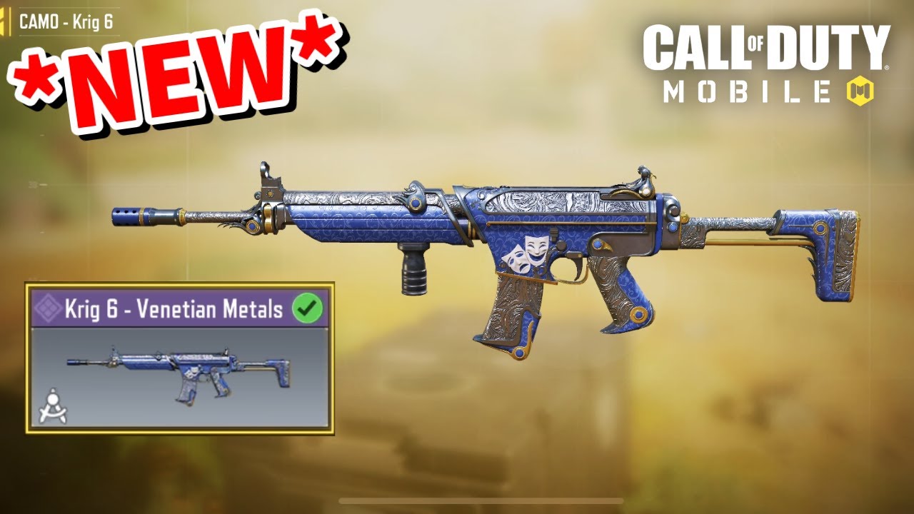 *NEW* KRIG 6 - VENETIAN METALS | CODM | - YouTube