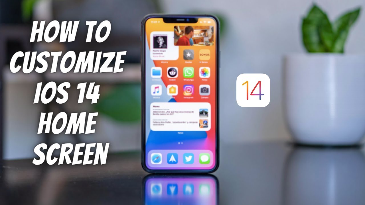 How To Customize iOS 14 Home Screen Customize iOS 14 Aesthetic, Layout ...