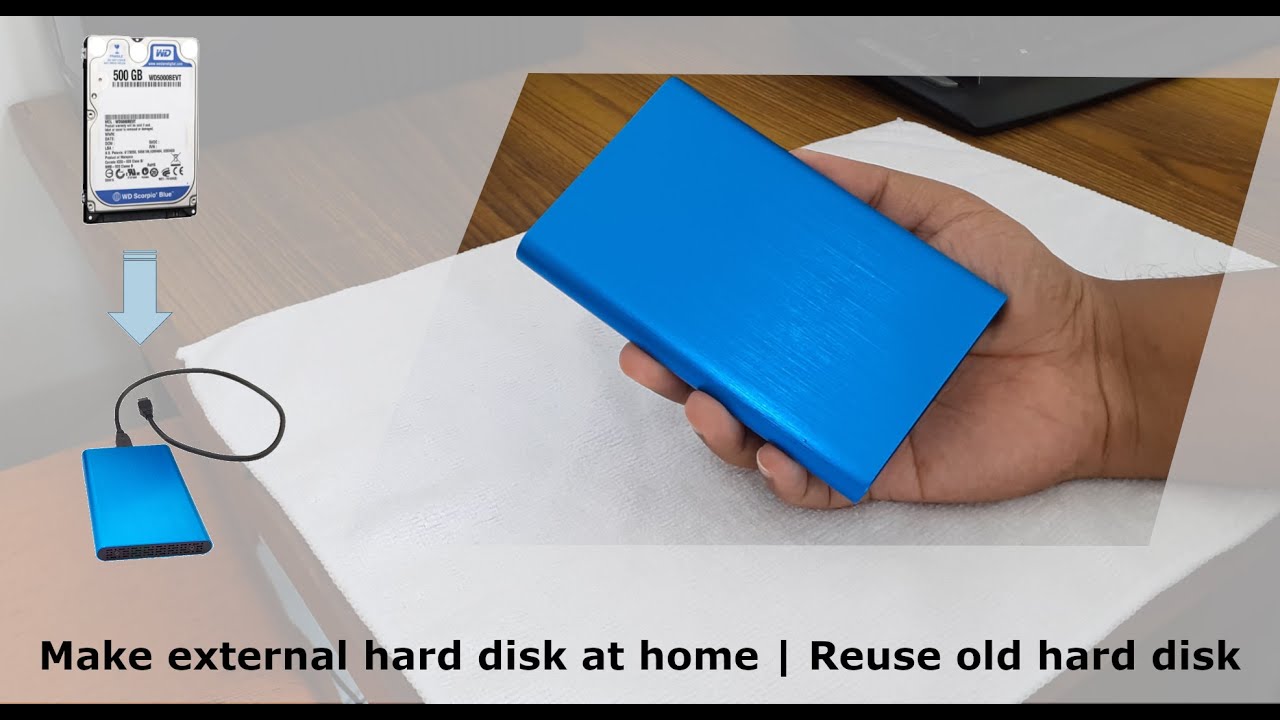 Make external hard disk at home | Reuse old hard disk - YouTube