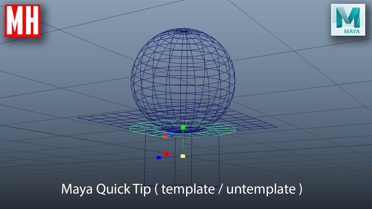 Maya ( 2022 ) Quick Tip video Template / Untemplate... Another time ...