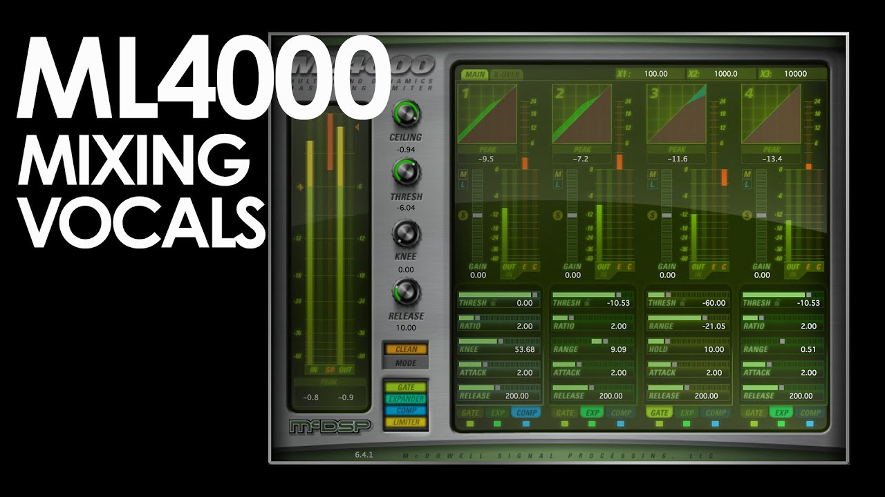 Mixing a Vocal Using Only the ML4000 Mastering Limiter - YouTube
