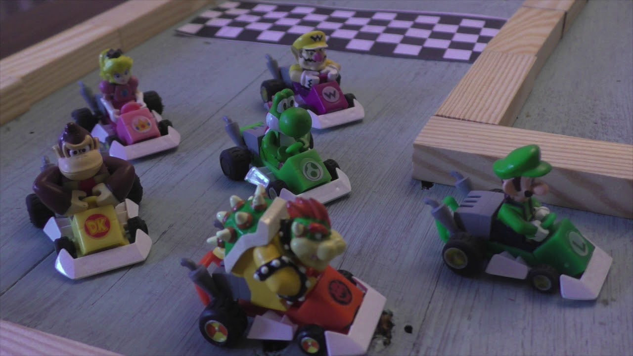 Mario Kart Luigi Wins the Race - YouTube