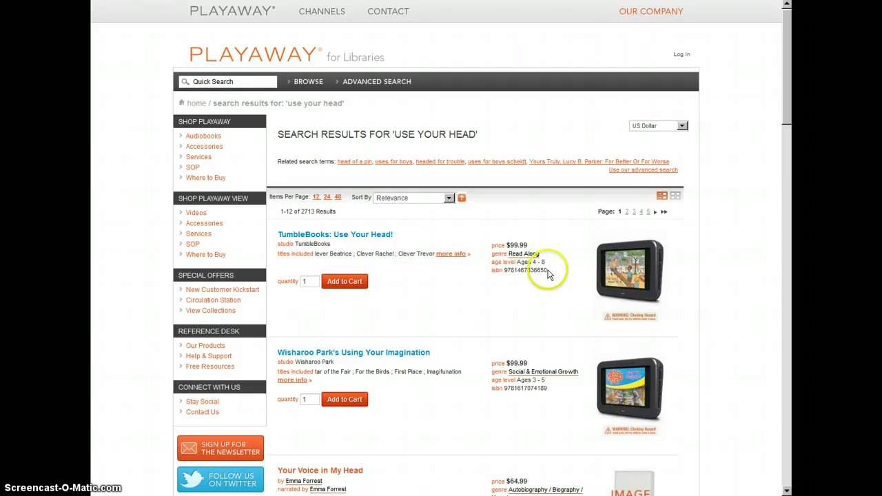 Adding a Playaway View to the Collection - YouTube