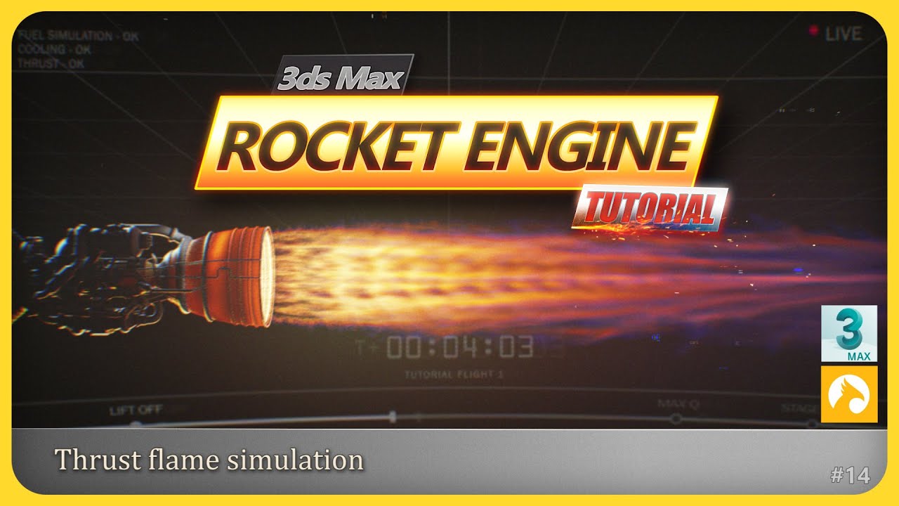 How to make Rocket Engine Fire in #3dsmax #phoenixfd - YouTube