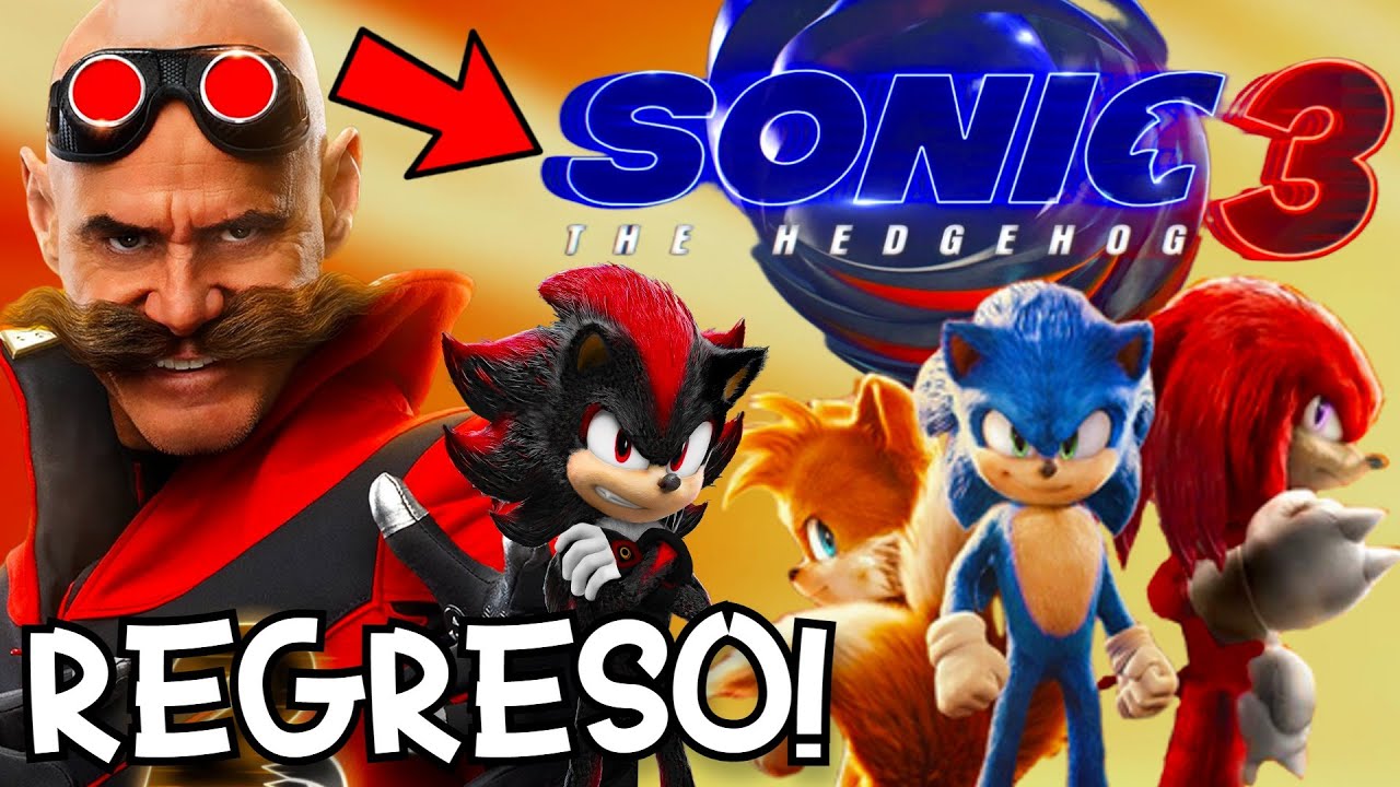 JIM CARREY REGRESA como el DOCTOR EGGMAN en SONIC 3 - TODO Sobre su ...