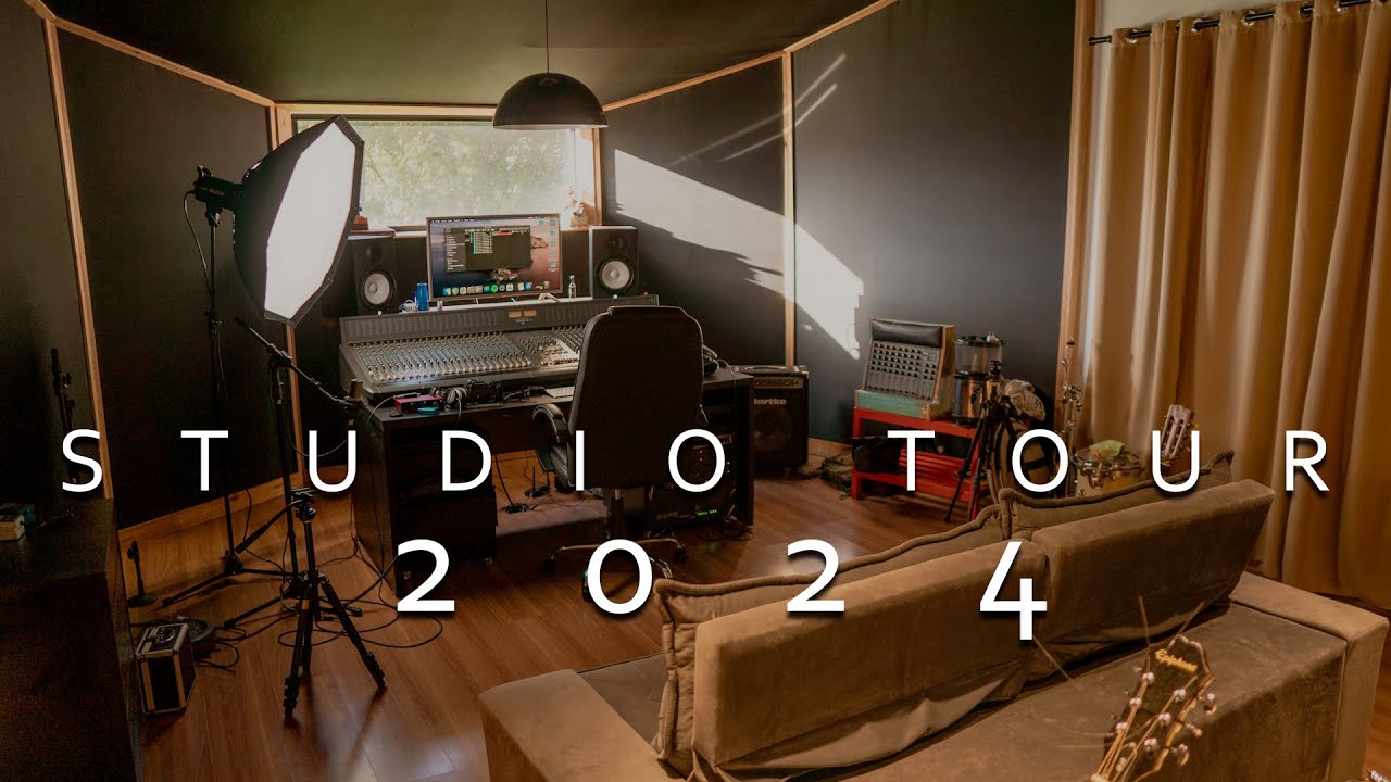 EPIC STUDIO TOUR 2024 *ATÉ QUE ENFIM CONSEGUI TERMINAR MEU ESTÚDIO - YouTube