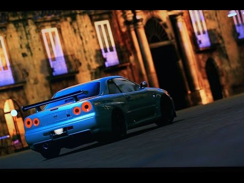 GT6: Nissan Skyline R34 Drag/Top Speed Tune - YouTube