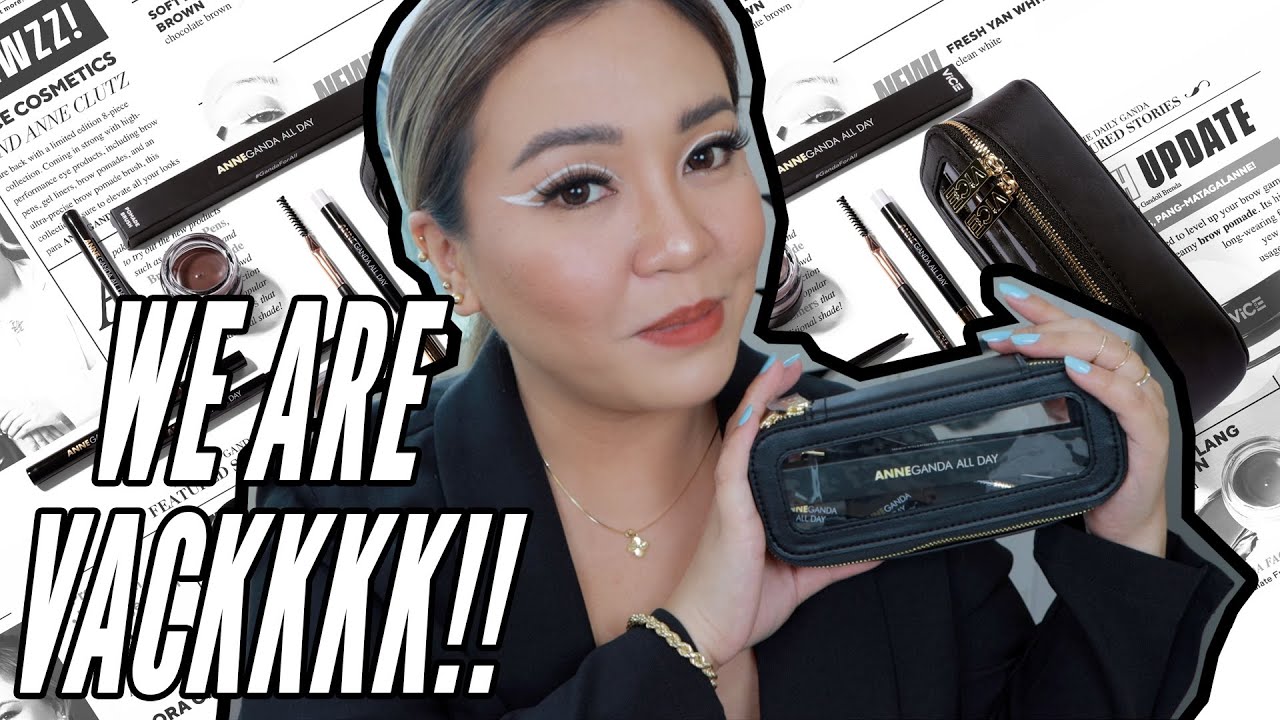 NEW!!! ANNEGANDA ALL DAY COLLECTION WITH VICE COSMETICS!! - YouTube