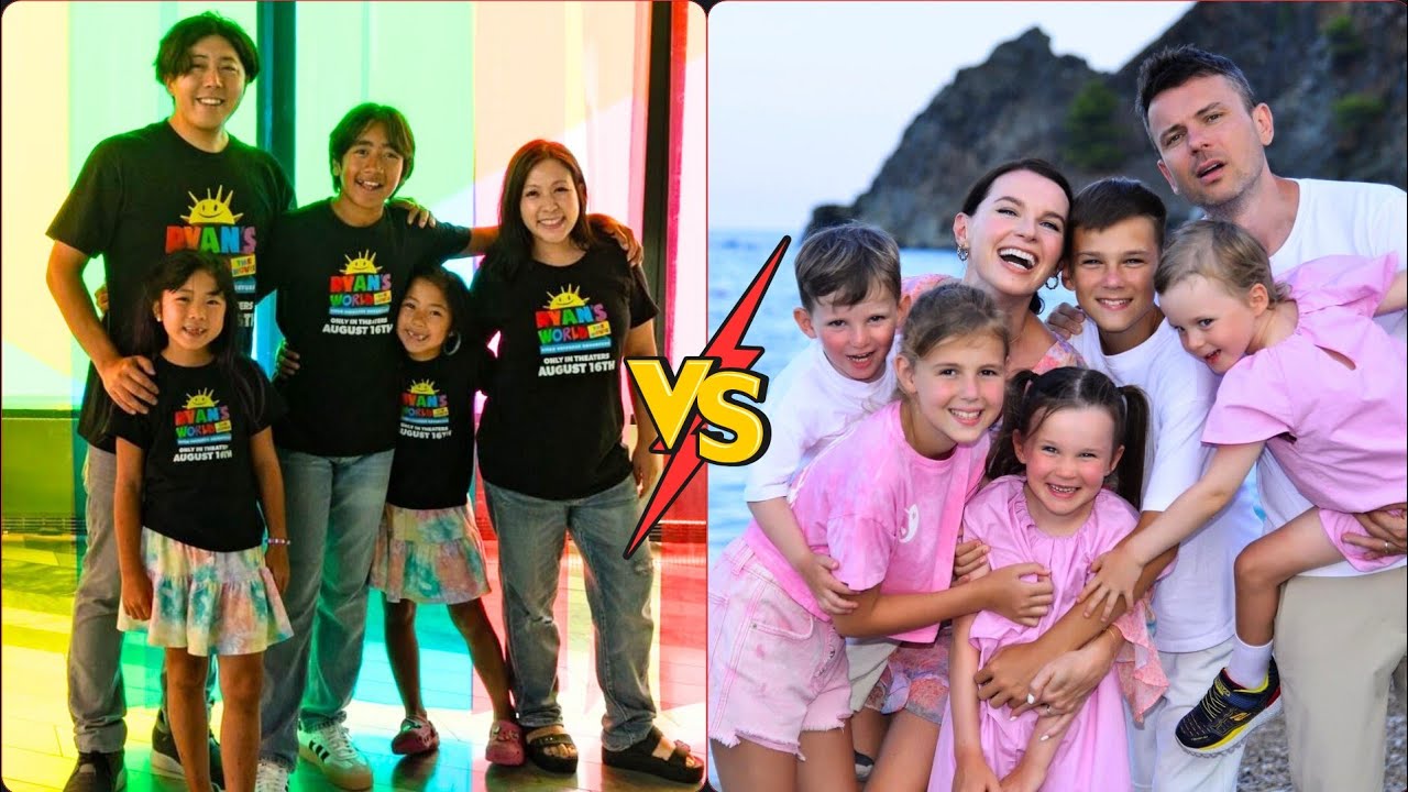 Ryan's World Family Vs Vania Mania Kids ⭐ Real Name And Ages 2024 - YouTube