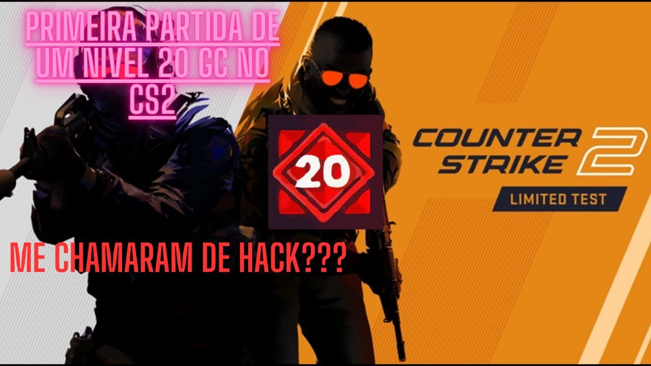 NÍVEL 20 GC jogando sua primeira partida no CS2 ! (AMASSEI ! ) - YouTube