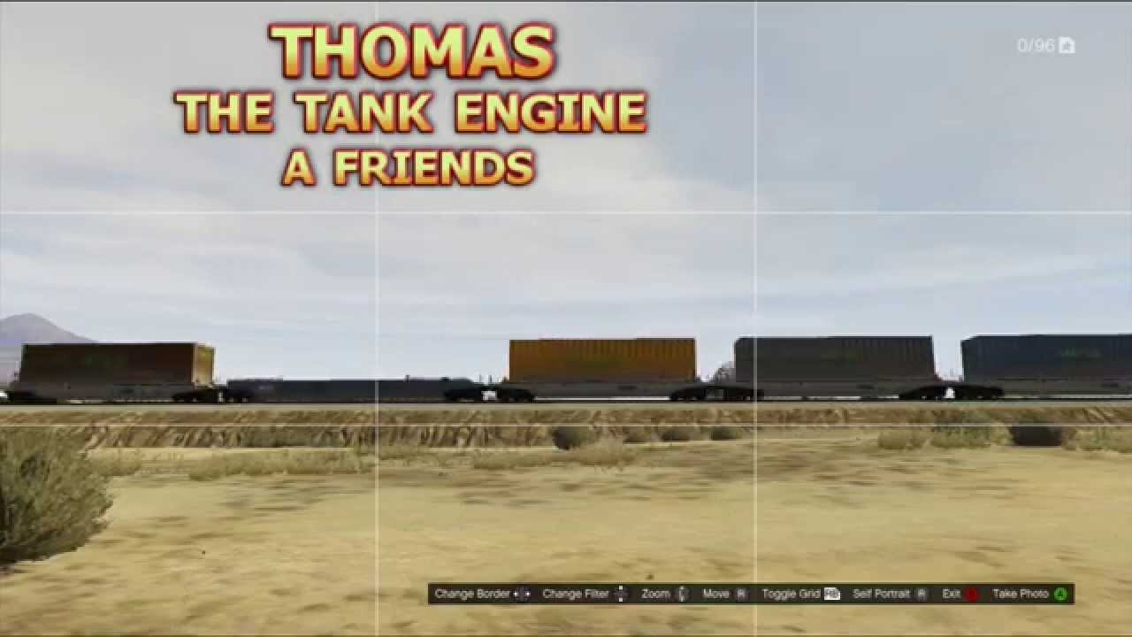GTA 5 thomas the tank engine intro - YouTube