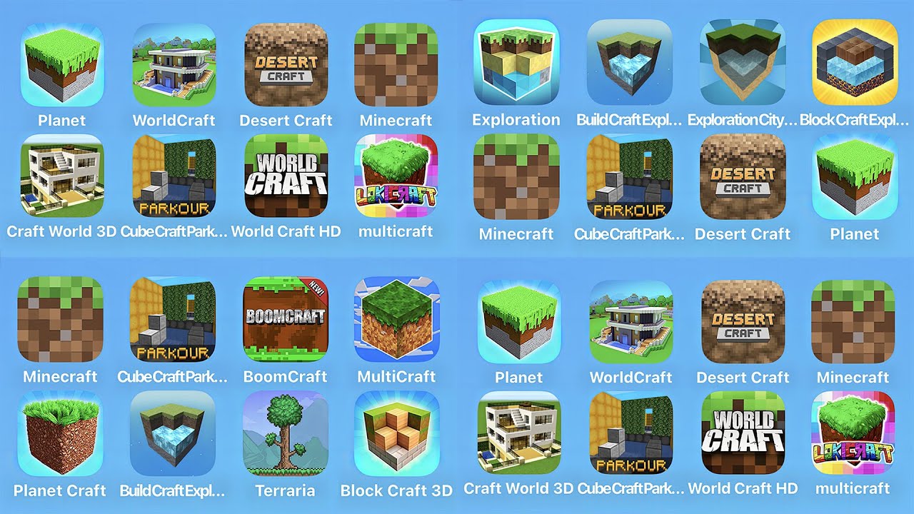 Minecraft, Terraria, Planet, Desert Craft, Exploration City Craft ...