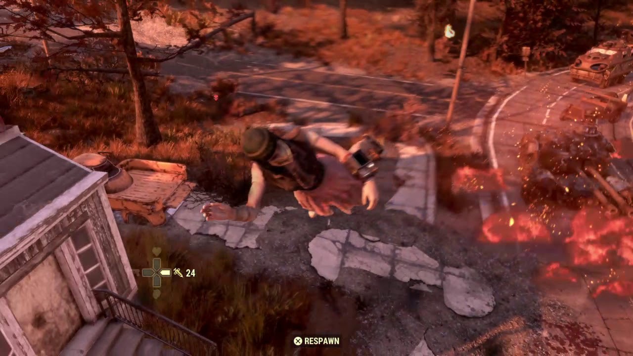 Fallout 76 ragdoll explosion - YouTube