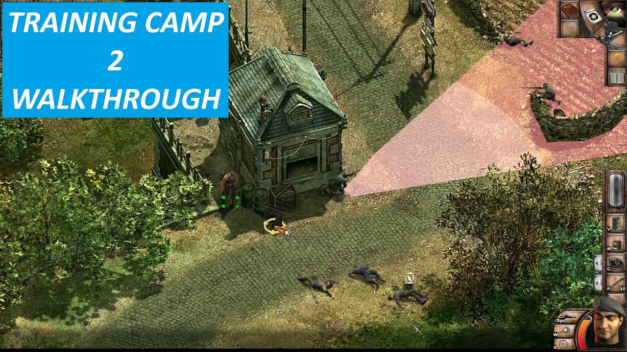 COMMANDOS 2 - (TRAINING CAMP 2) Walkthrough & Gameplay - YouTube