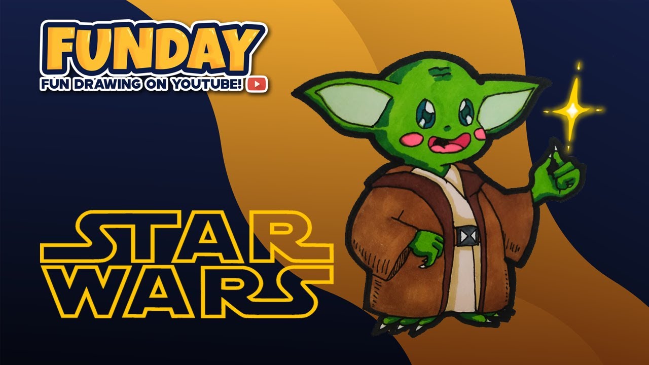 How to Draw MASTER YODA! Star Wars! - YouTube
