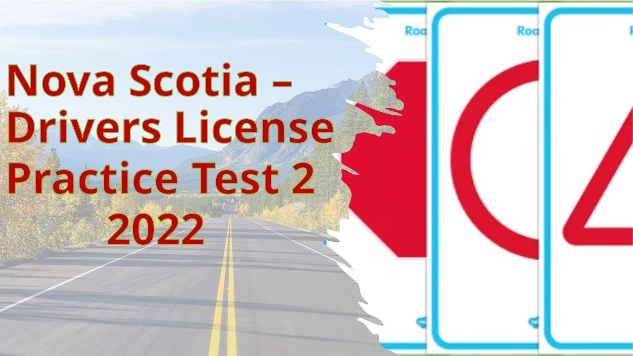 Nova Scotia Drivers License Practice Exam Mock Test 2 ||Class 7 Driving ...