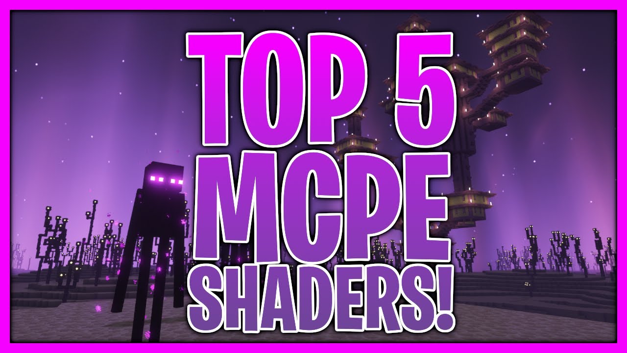 Top 5 MCPE Shaders! - YouTube