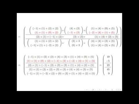Partitioned Matrix-Vector Multiplication - YouTube