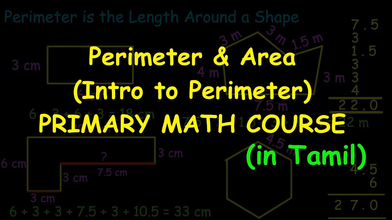 Intro to perimeter | Perimeter & Area | 2D Shapes | Primary Math course ...