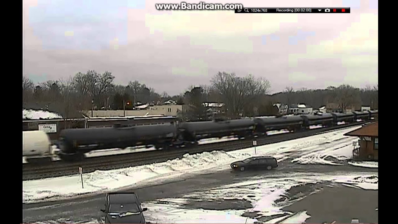 NS 8099 On The Chesterton Webcam!!! - 1/20/14 - YouTube
