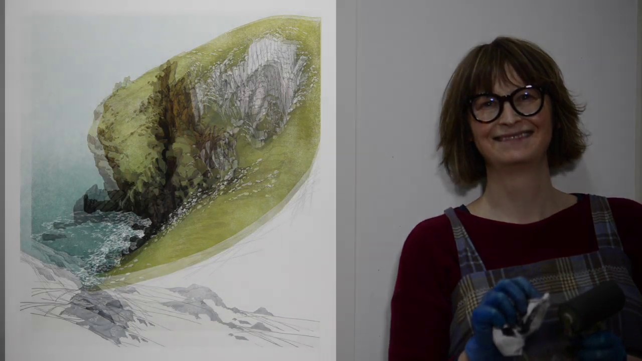 A brief film of Laura Boswell making 'Divided Cliffs, St Abbs Head ...