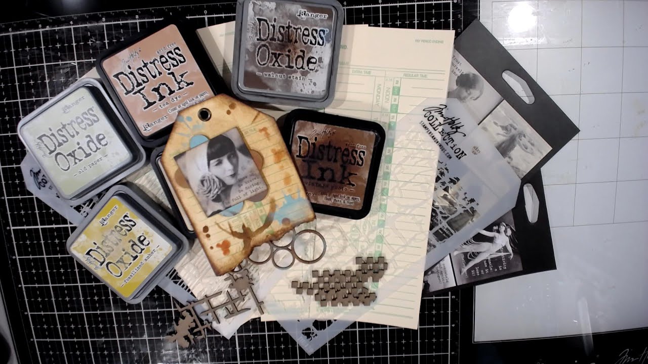 SKELETON TAGS USING UP YOUR STASH - YouTube