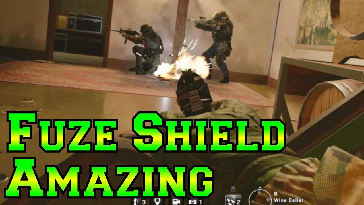 Fuze Shield is Amazing - Rainbow Six Siege - YouTube