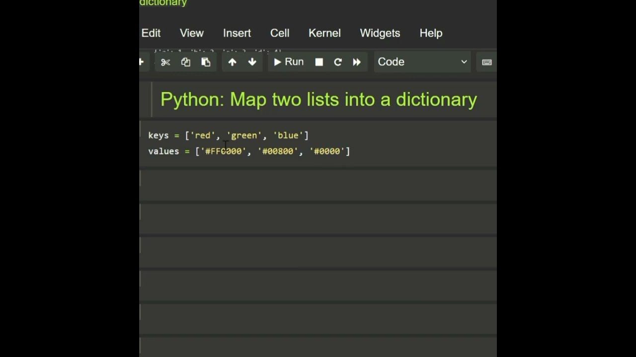 python Map Two List Into Dictionary coding YouTube python Map Two List Into Dictionary coding YouTube