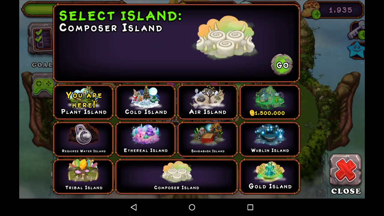 My Singing Monsters - Composer Island - Stereo Madness - Geomratry Dash ...