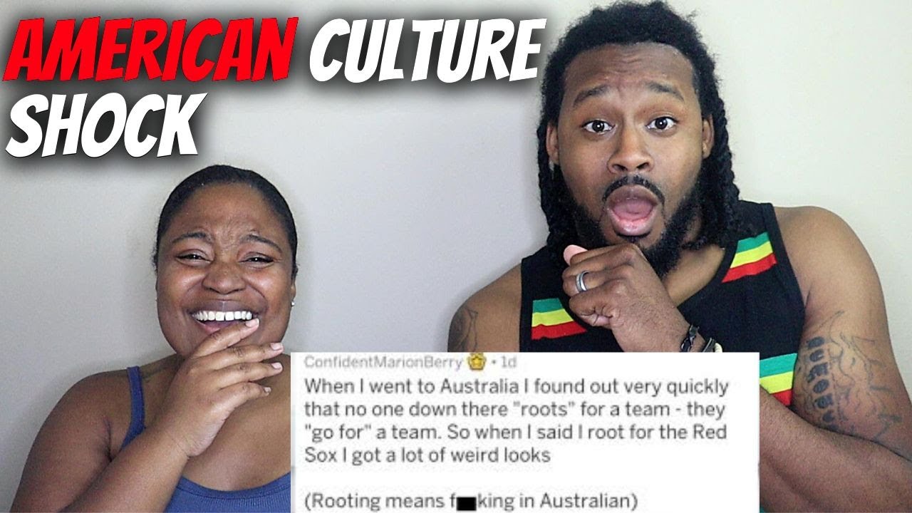 AMERICAN COUPLE React To Culture Shocked Americans Share Things They ...